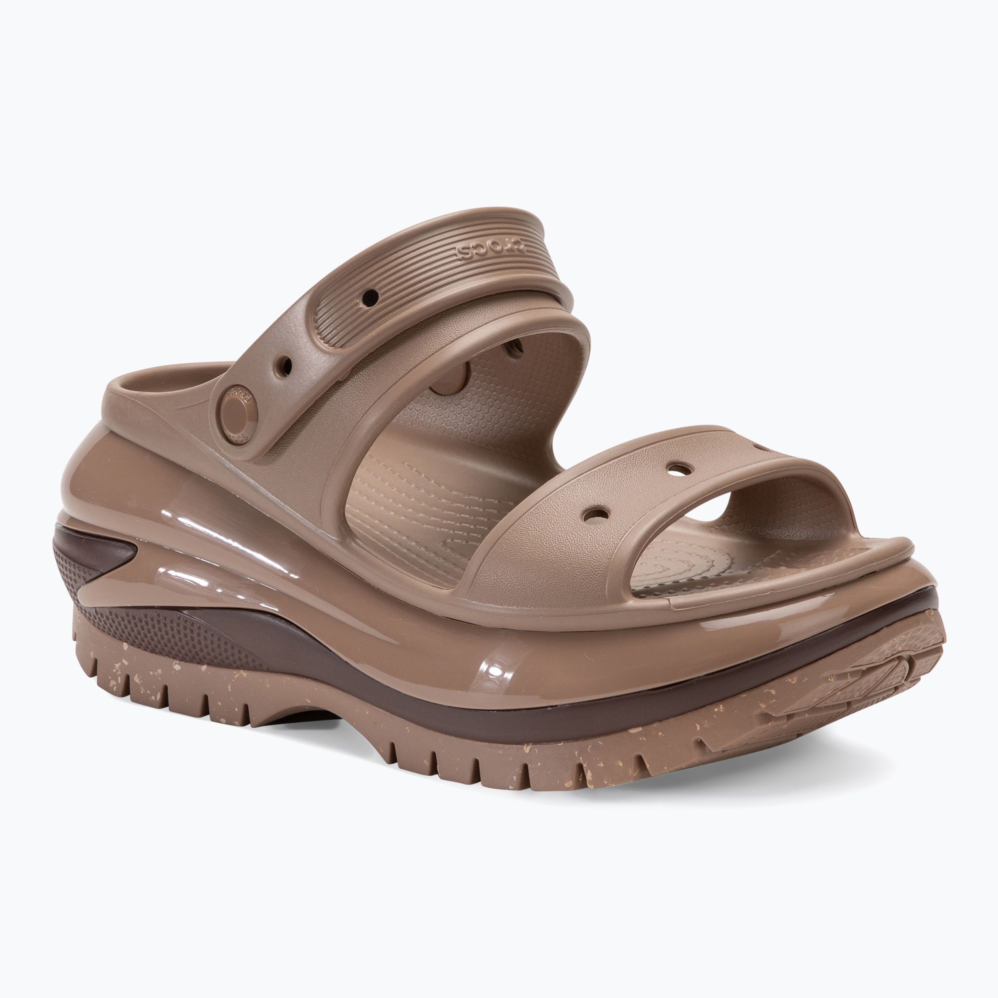 Сандалі жіночі Crocs Mega Crush latte (207989-2Q9) - Sportano.ua