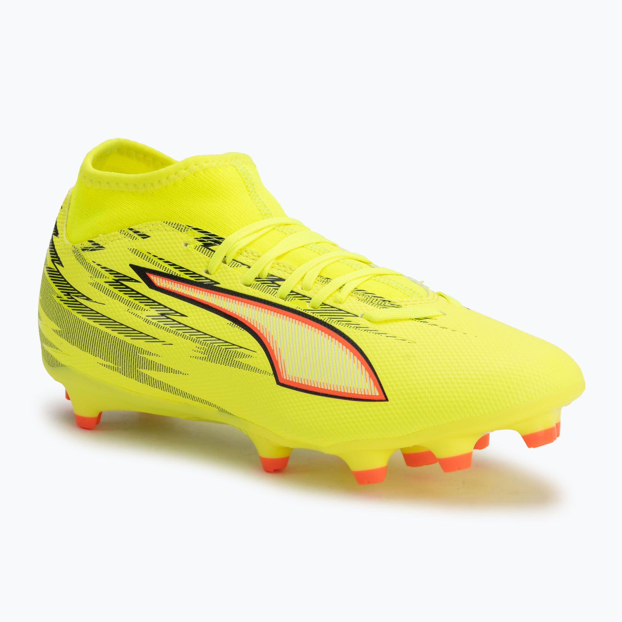 Футбольні бутси PUMA Ultra 6 Play+ FG/AG yellow alert/puma black ...