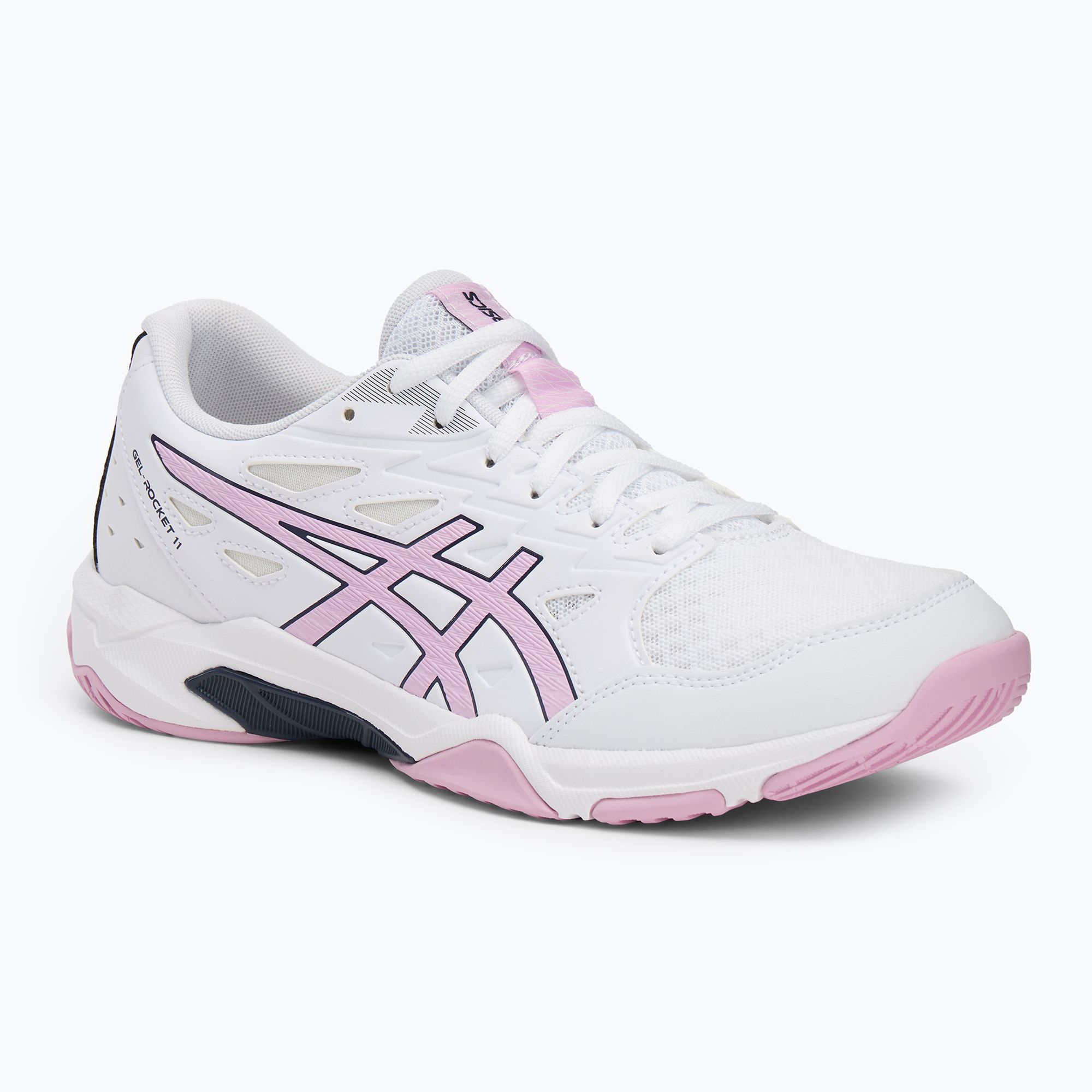 Кросівки жіночі ASICS Gel-Rocket 11 white/light ube (1072A093-105) - Sportano.ua