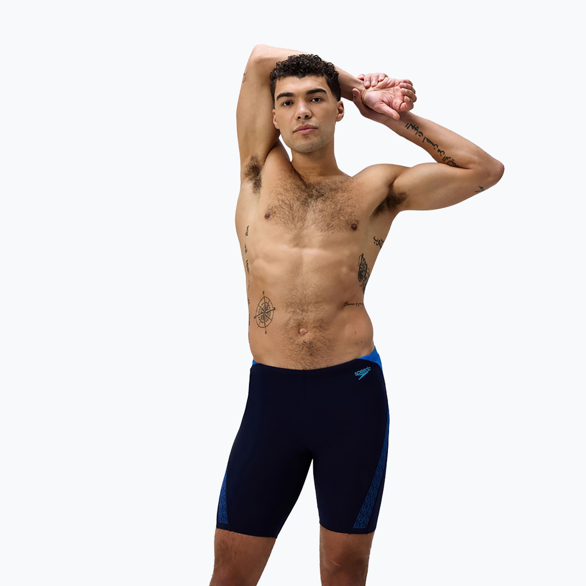 Плавки чоловічі Speedo Hyper Boom Splice grey lead/neon coral (8 ...