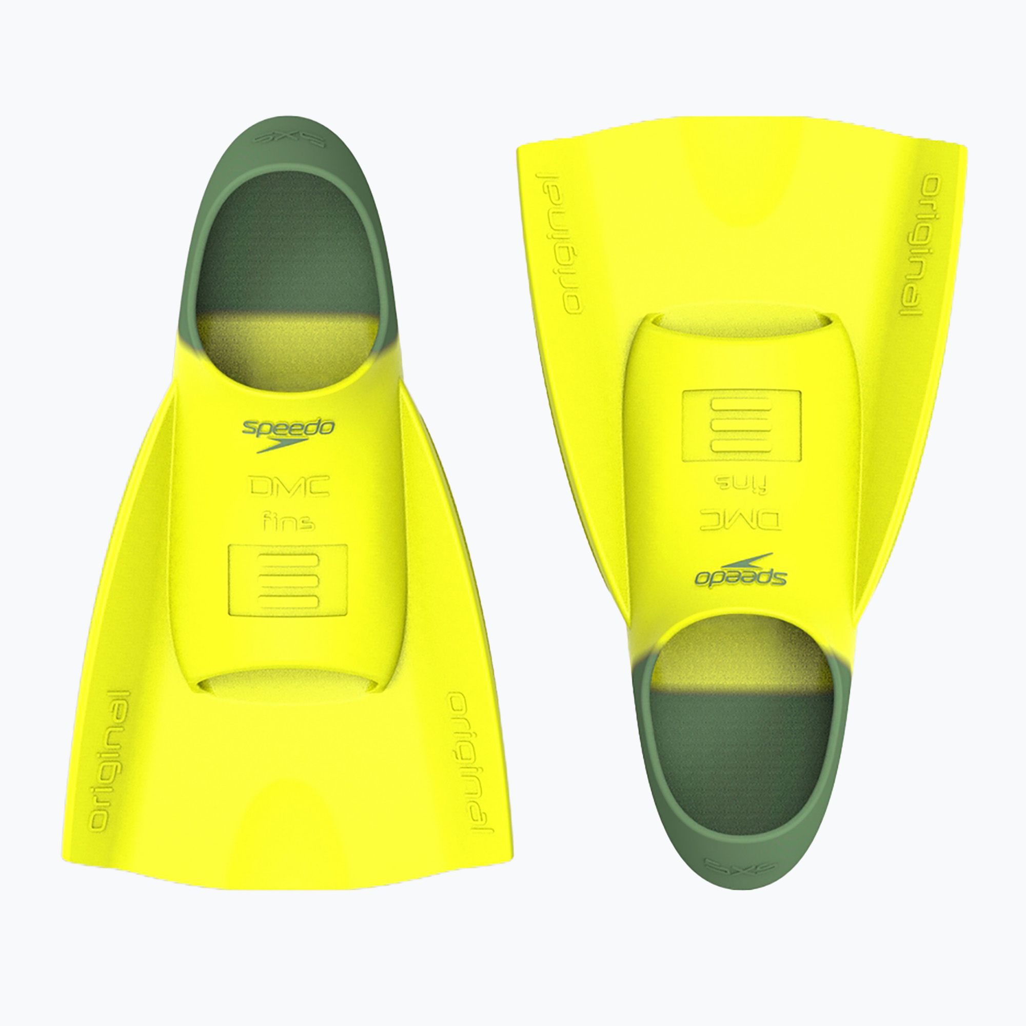 Ласти Speedo DMC Original hyper yellow/olive (8-00536017218) - Sportano.ua