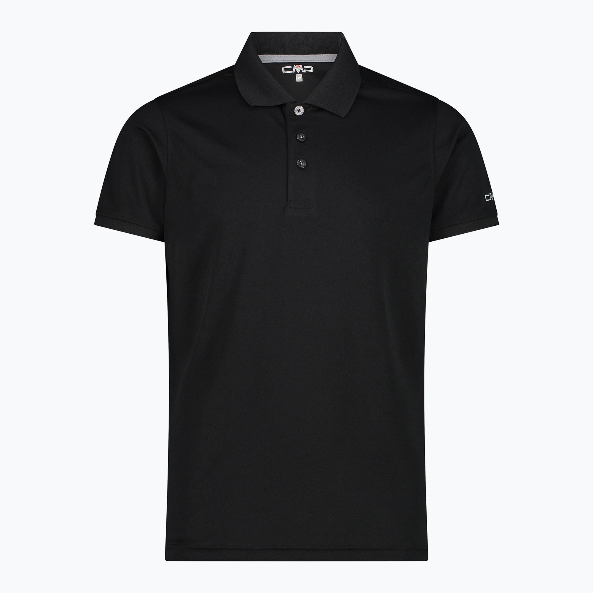 Футболка поло чоловіча CMP 3T60077 поло nero/cemento (3T60077/13TE/56 ...