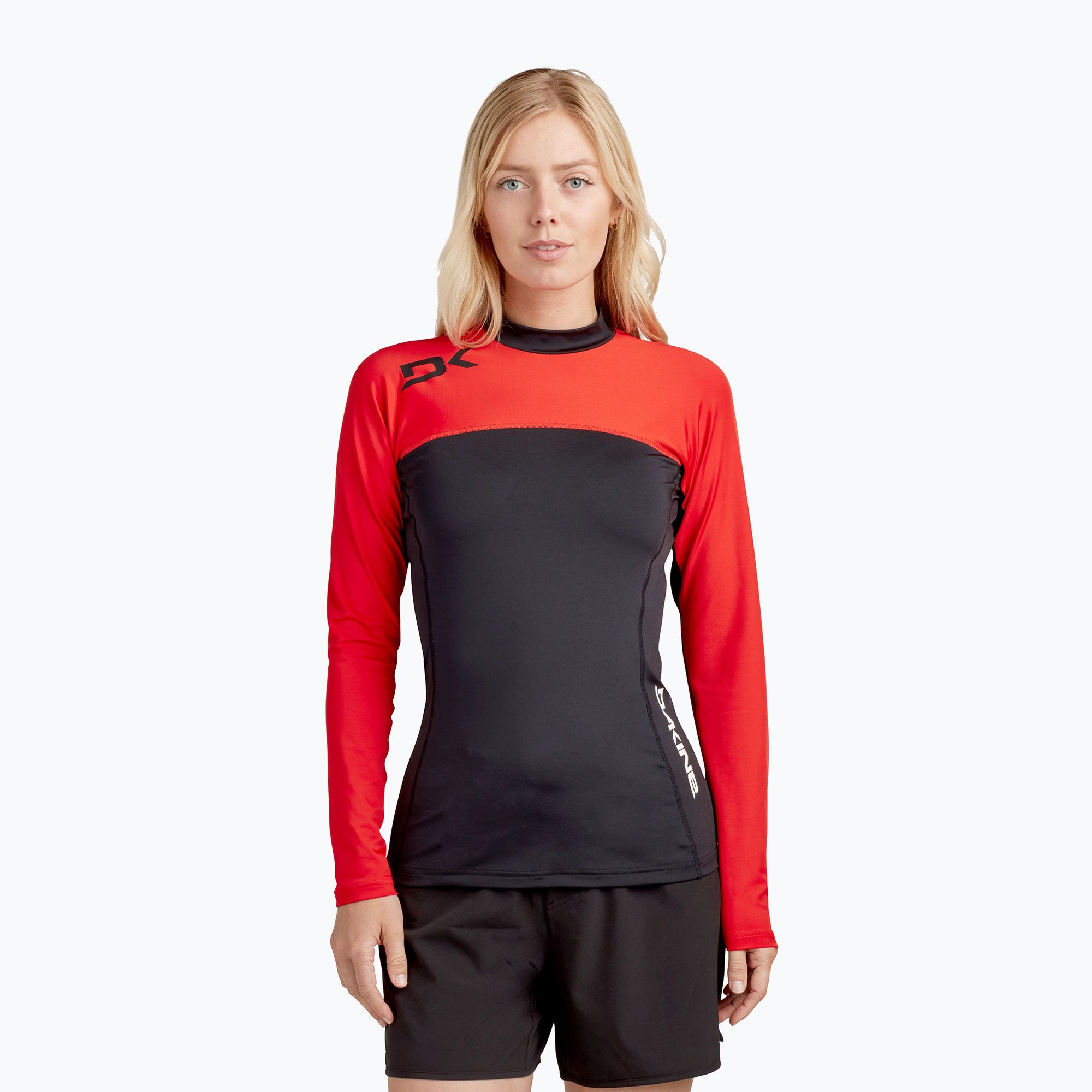 Лонгслів для плавання жіночий Dakine Hd Snug Fit Rashguard rippin red (DKA651W0008) - Sportano.ua