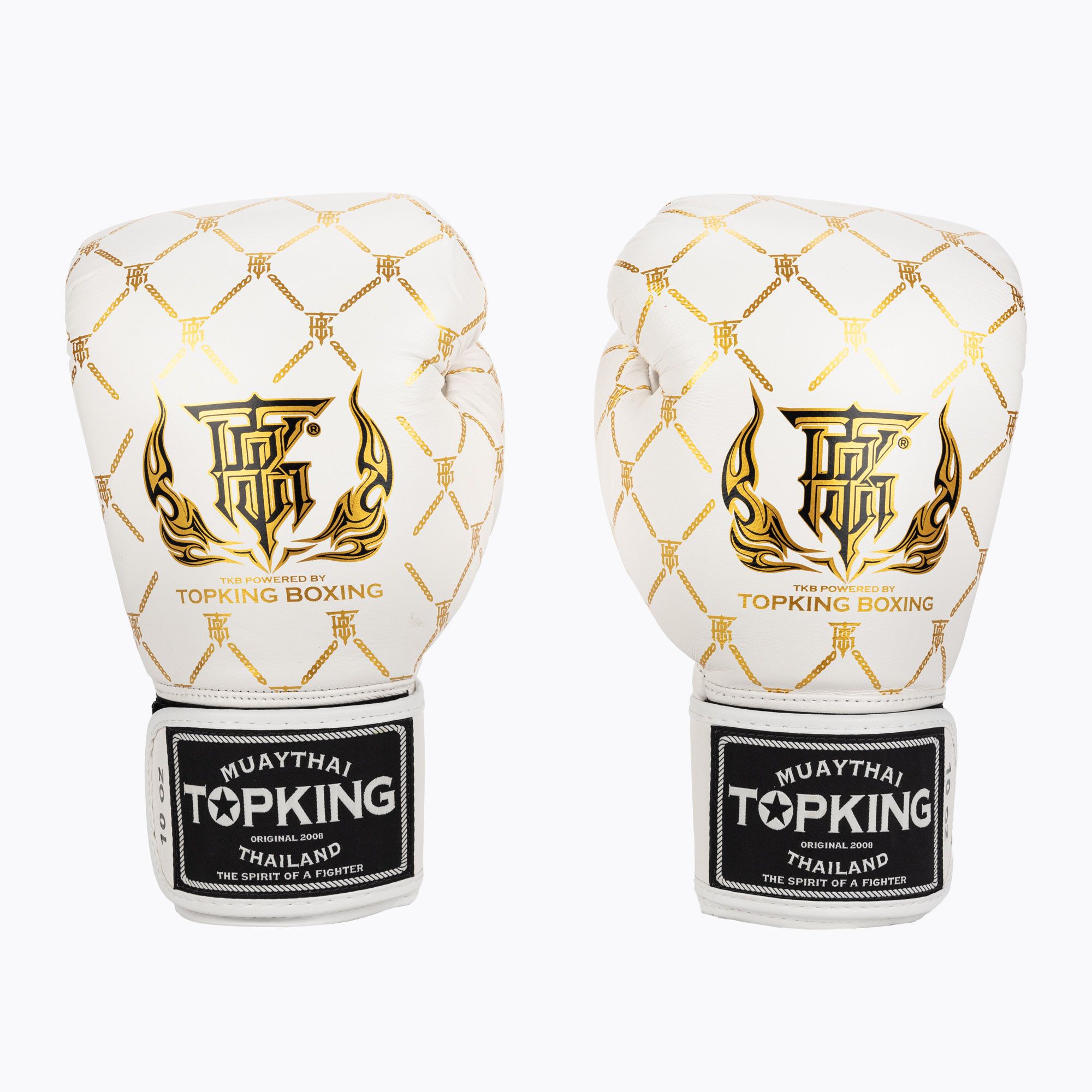 Рукавиці боксерські Top King Boxing Chain white/gold (TKBGCH-WH-GD ...
